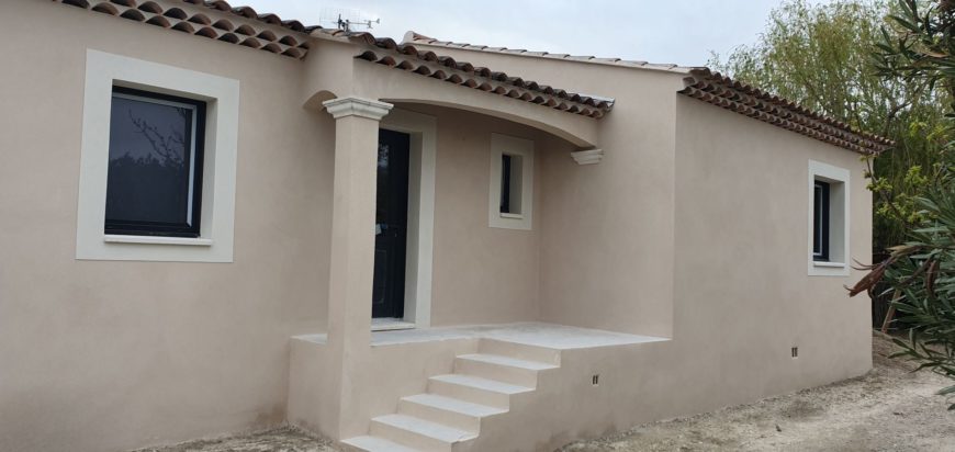 ENDUIT DE FAÇADES FINITION GRATTÉE FIN | AB Façades